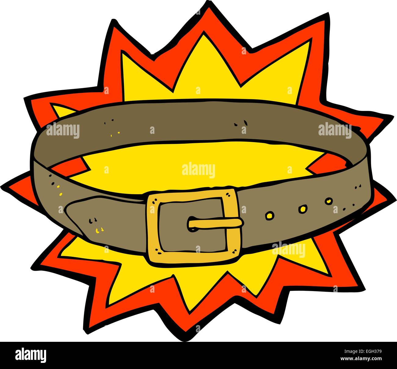 cartoon awesome new belt Stock Vector Image & Art - Alamy