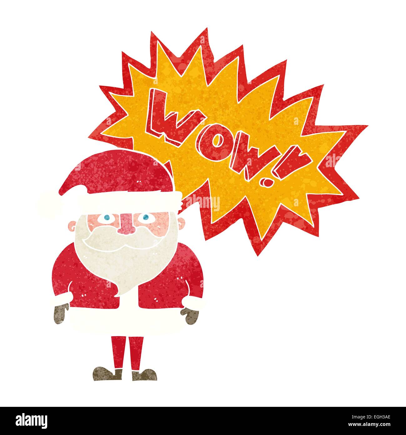 Cartoon amazed santa claus hi-res stock photography and images - Alamy