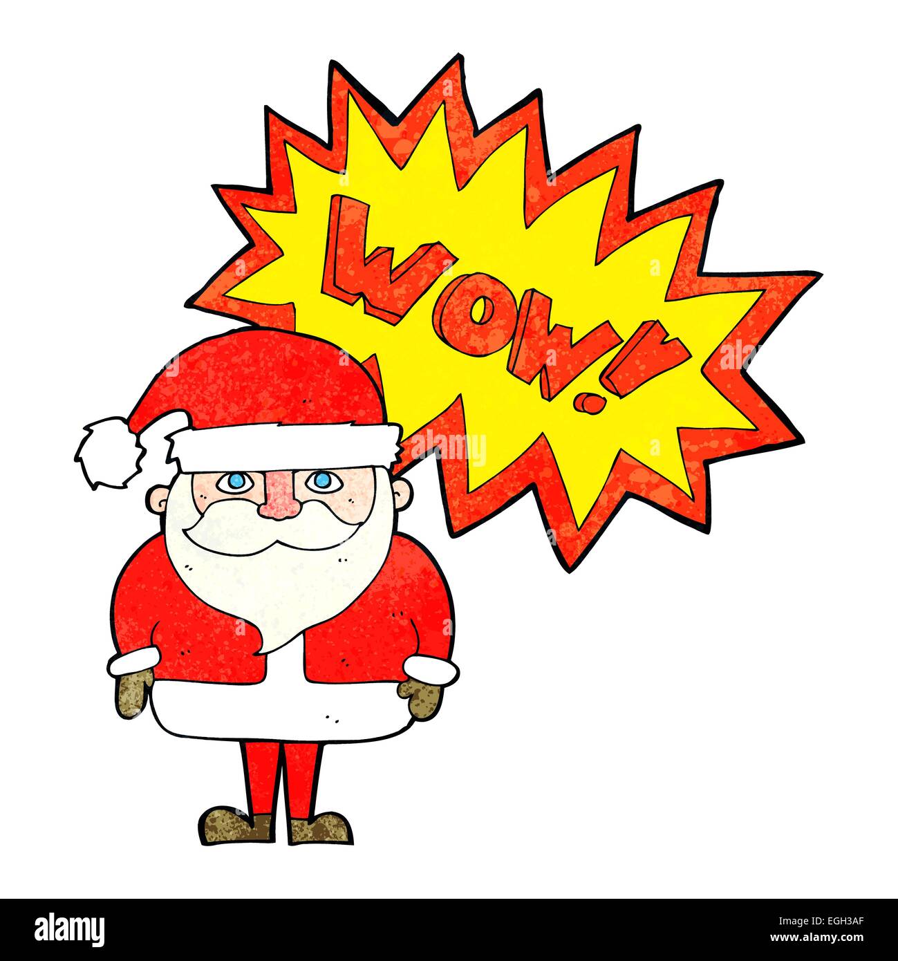 Cartoon amazed santa claus hi-res stock photography and images - Alamy