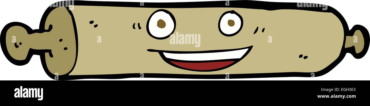 cartoon rolling pin Stock Vector Image & Art - Alamy