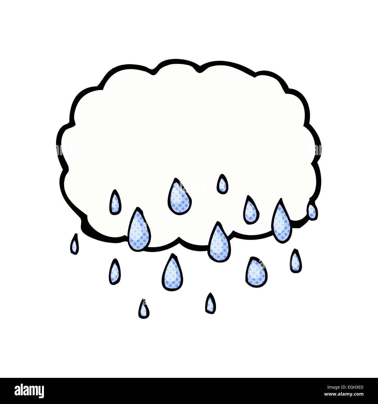 rain cloud cartoon Stock Vector Image & Art - Alamy