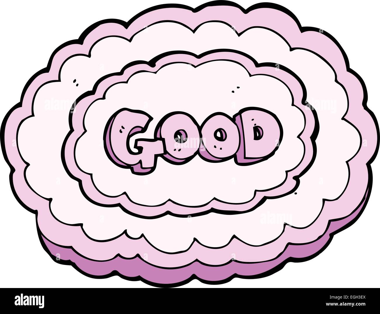good cloud sign cartoon Stock Vector Image & Art - Alamy