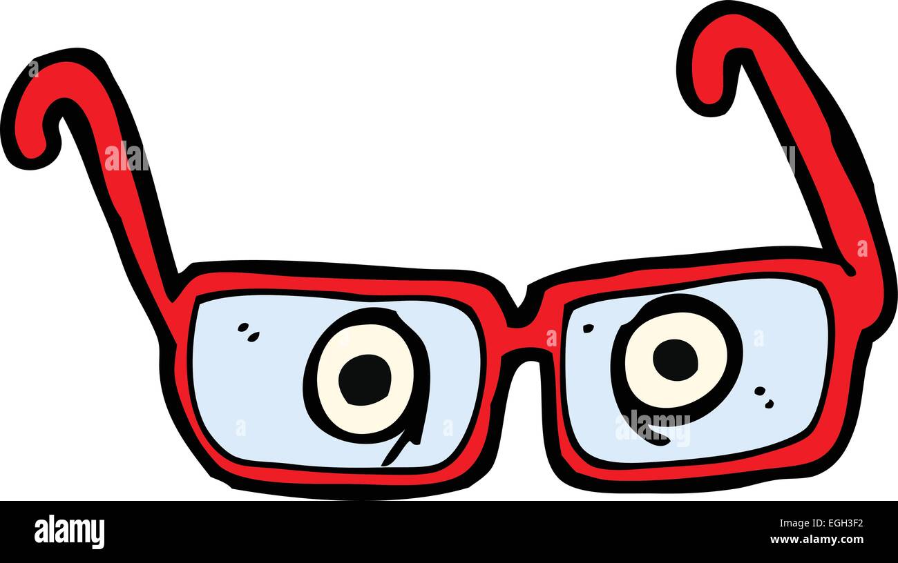 cartoon eyes in spectacles Stock Vector Image & Art - Alamy