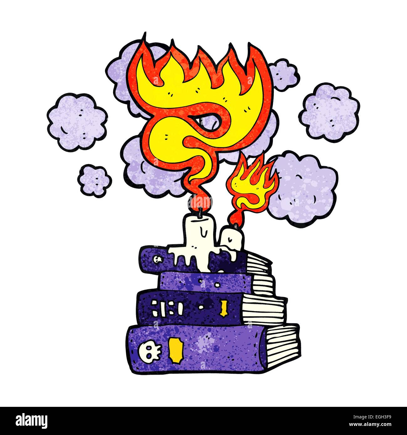 cartoon magic spell books Stock Vector Image & Art - Alamy