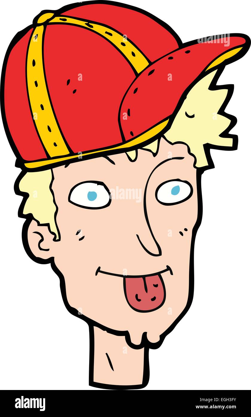 cartoon boy wearing cap Stock Vector Image & Art - Alamy