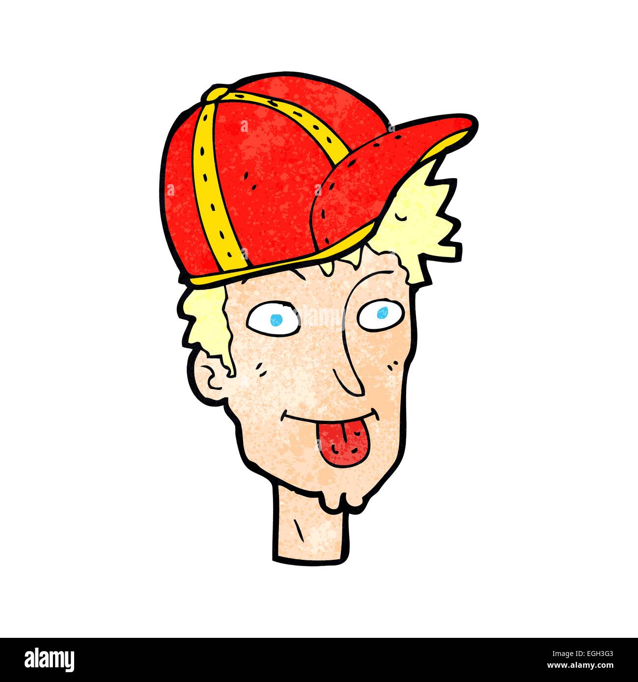 cartoon boy wearing cap Stock Vector Image & Art - Alamy