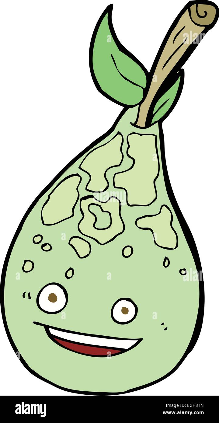 happy pear cartoon Stock Vector Image & Art - Alamy