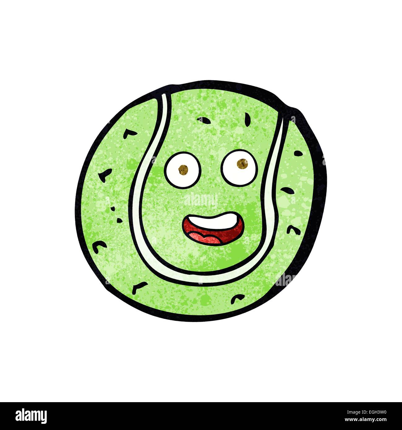 cartoon tennis ball Stock Vector Image & Art - Alamy