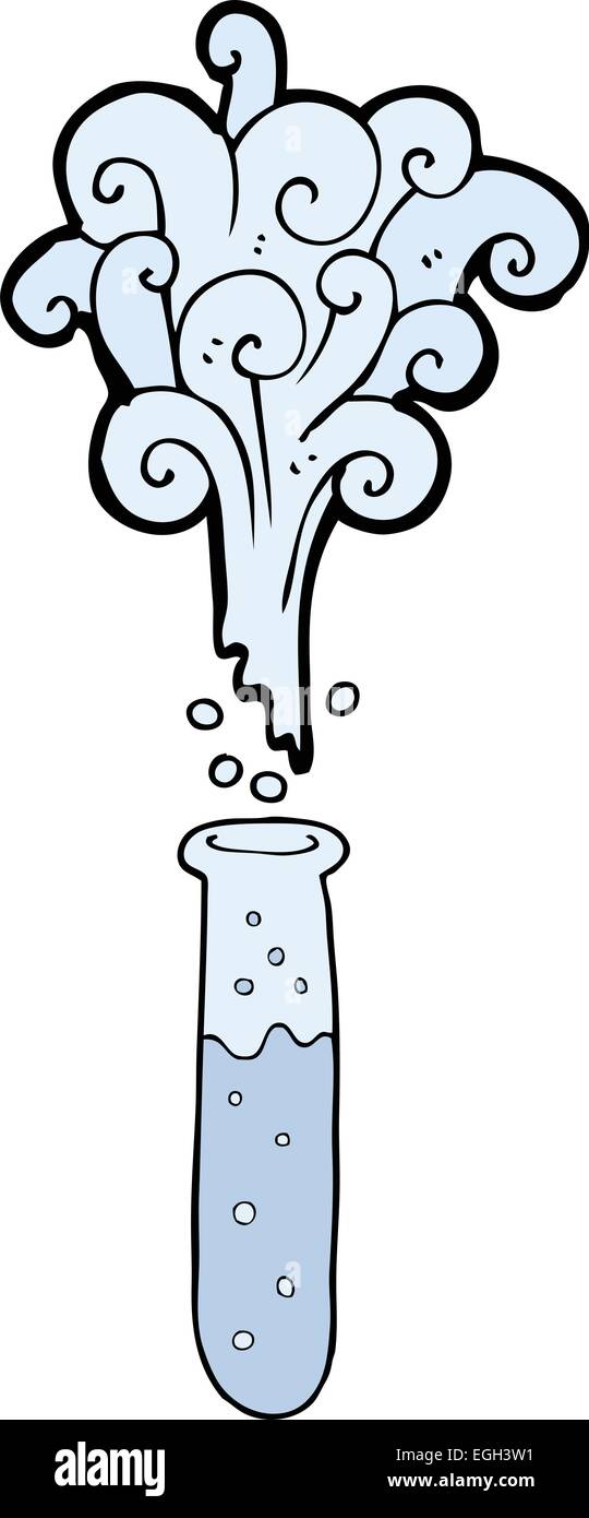 cartoon test tube Stock Vector Image & Art - Alamy