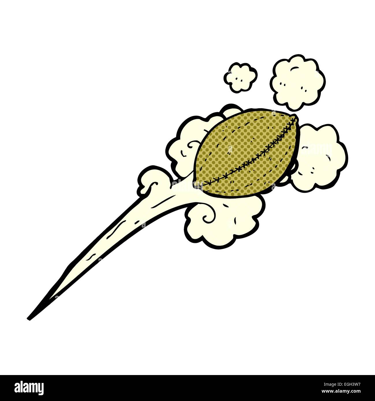 Thrown by hand Stock Vector Images - Alamy