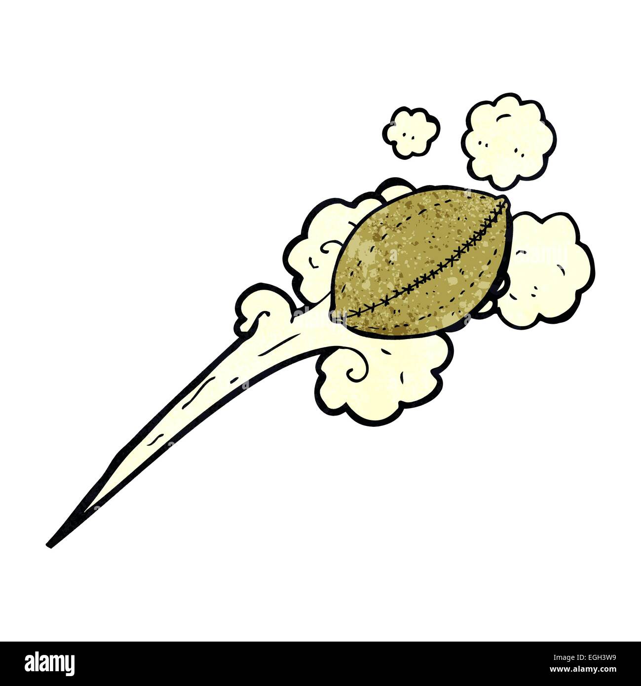 cartoon thrown football Stock Vector Image & Art - Alamy