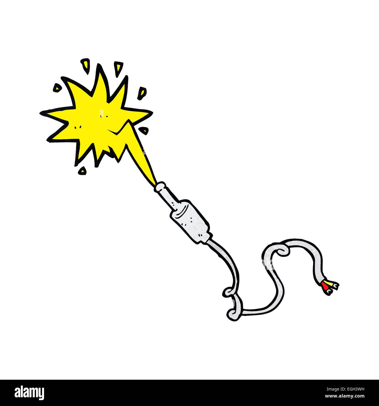 cartoon electrical plug jack Stock Vector Image & Art - Alamy