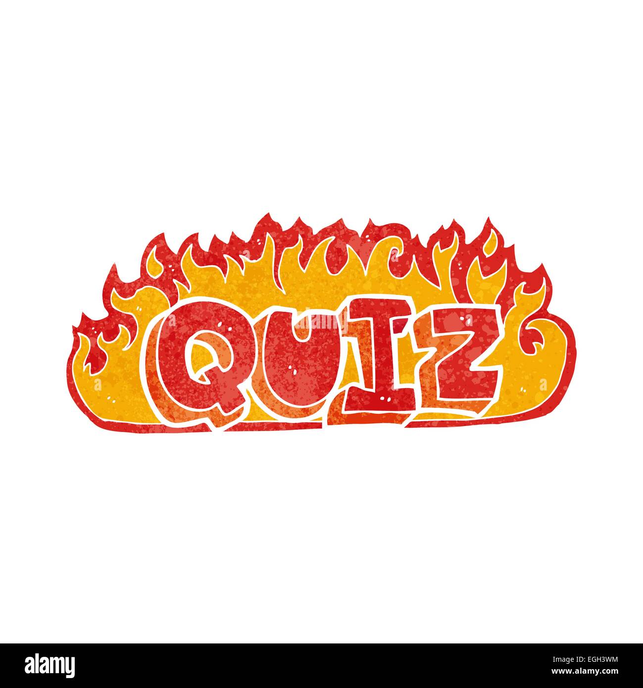 quiz sign cartoon Stock Vector Image & Art - Alamy