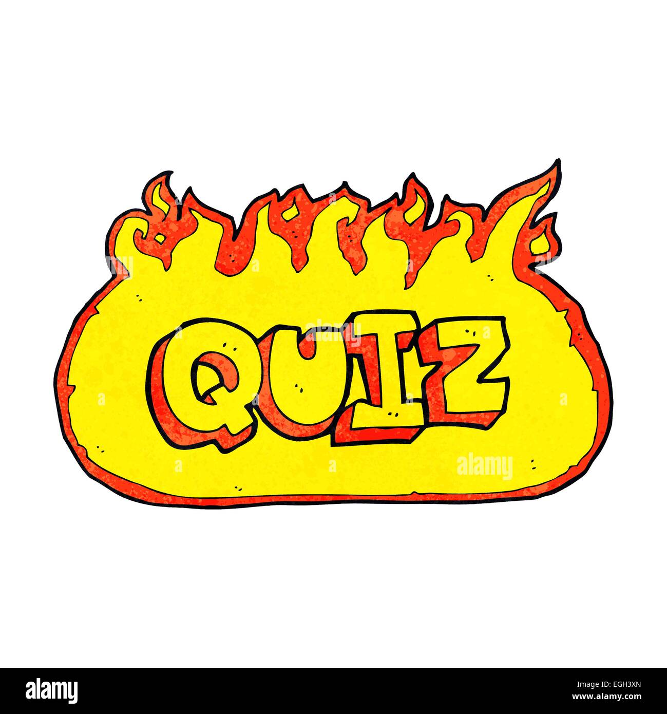 quiz sign cartoon Stock Vector Image & Art - Alamy