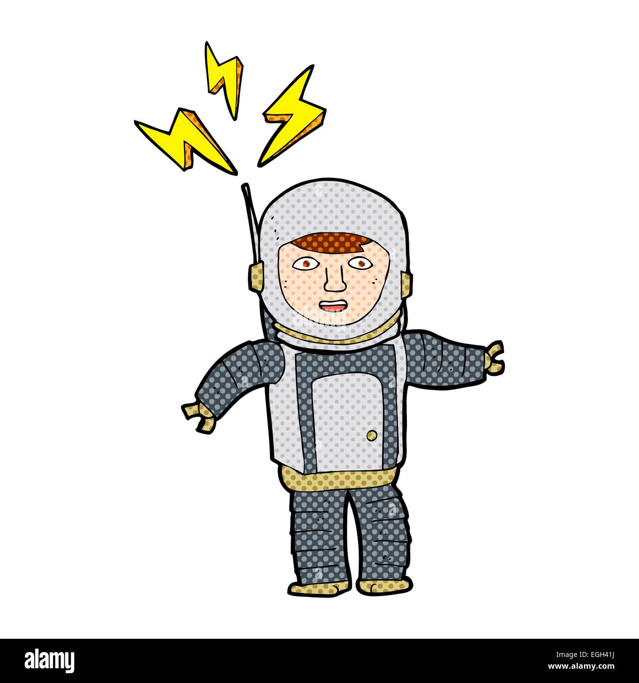 cartoon space man Stock Vector Image & Art - Alamy