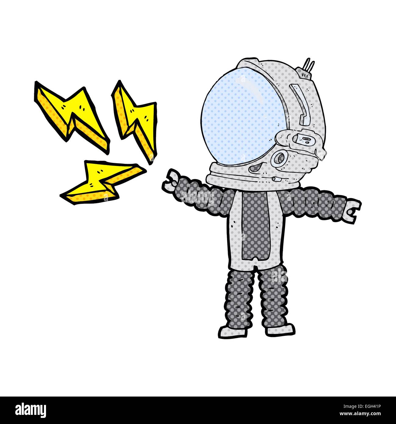 cartoon space man Stock Vector Image & Art - Alamy