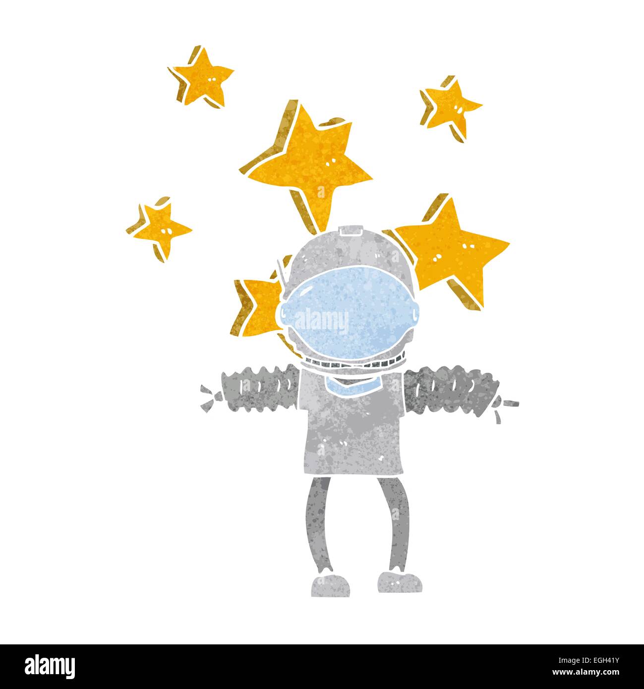 cartoon space man Stock Vector Image & Art - Alamy