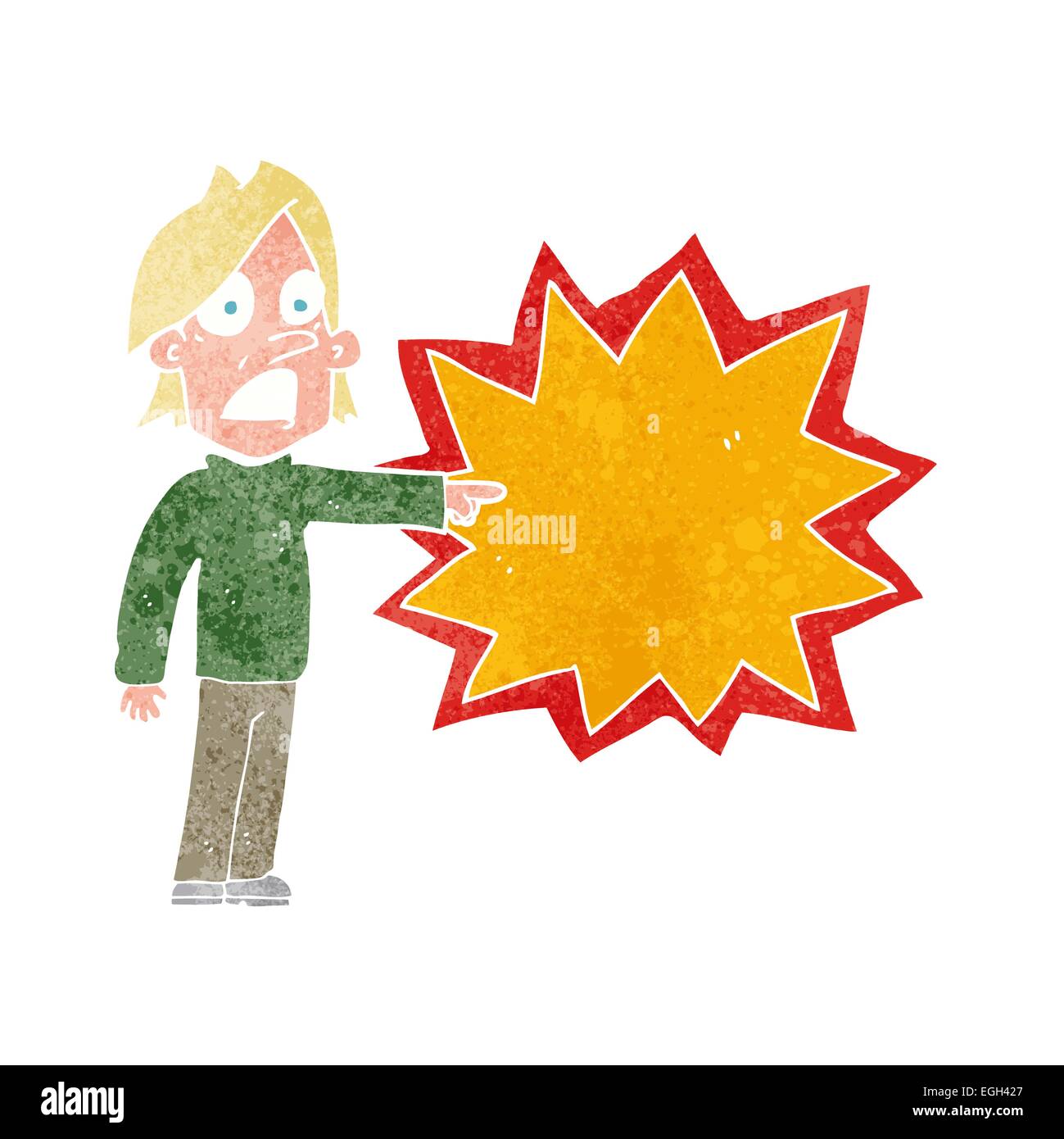 cartoon man pointing Stock Vector Image & Art - Alamy