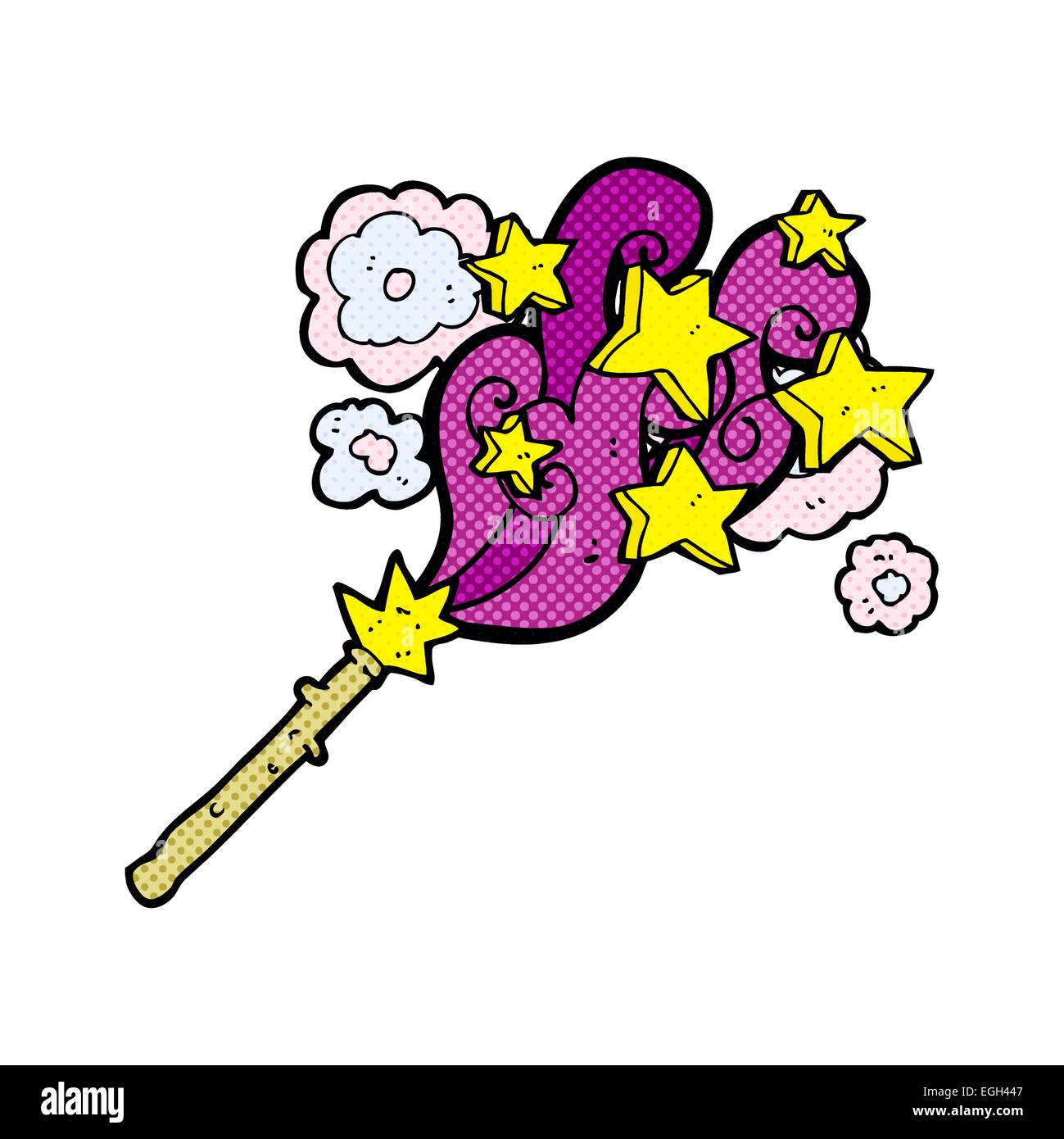 cartoon magic wand Stock Vector Image & Art - Alamy