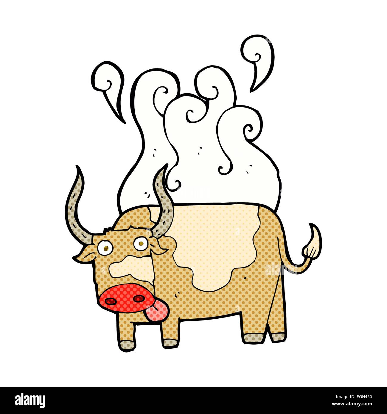 cartoon steaming bull Stock Vector Image & Art - Alamy