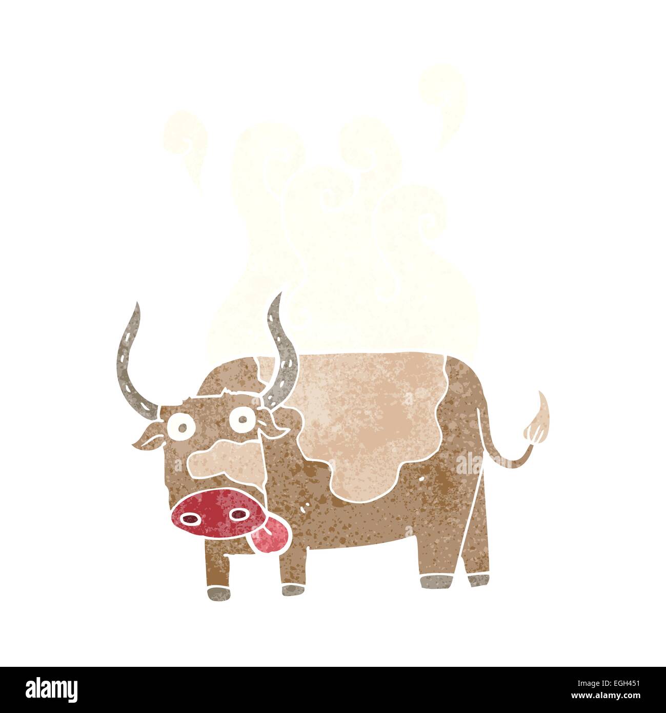 cartoon steaming bull Stock Vector Image & Art - Alamy