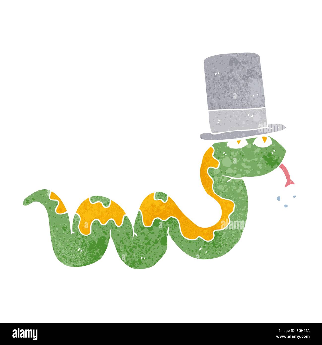 Cartoon snake in top hat hi-res stock photography and images - Alamy