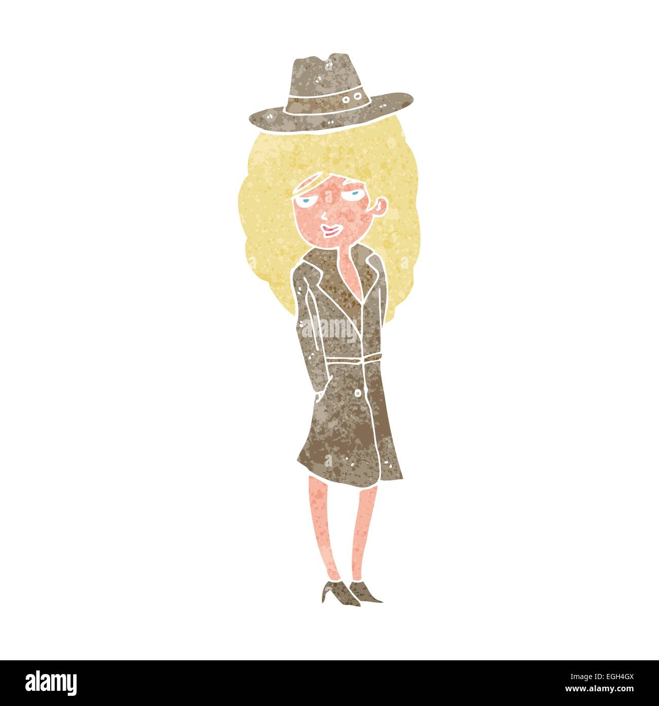 cartoon female spy Stock Vector Image & Art - Alamy