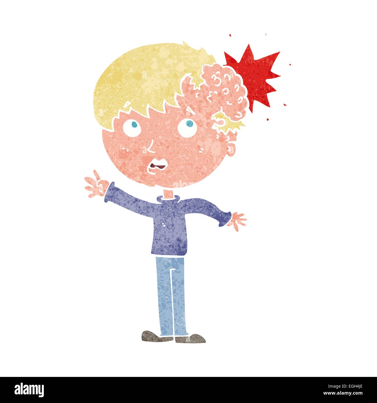 Injured Cartoon Person