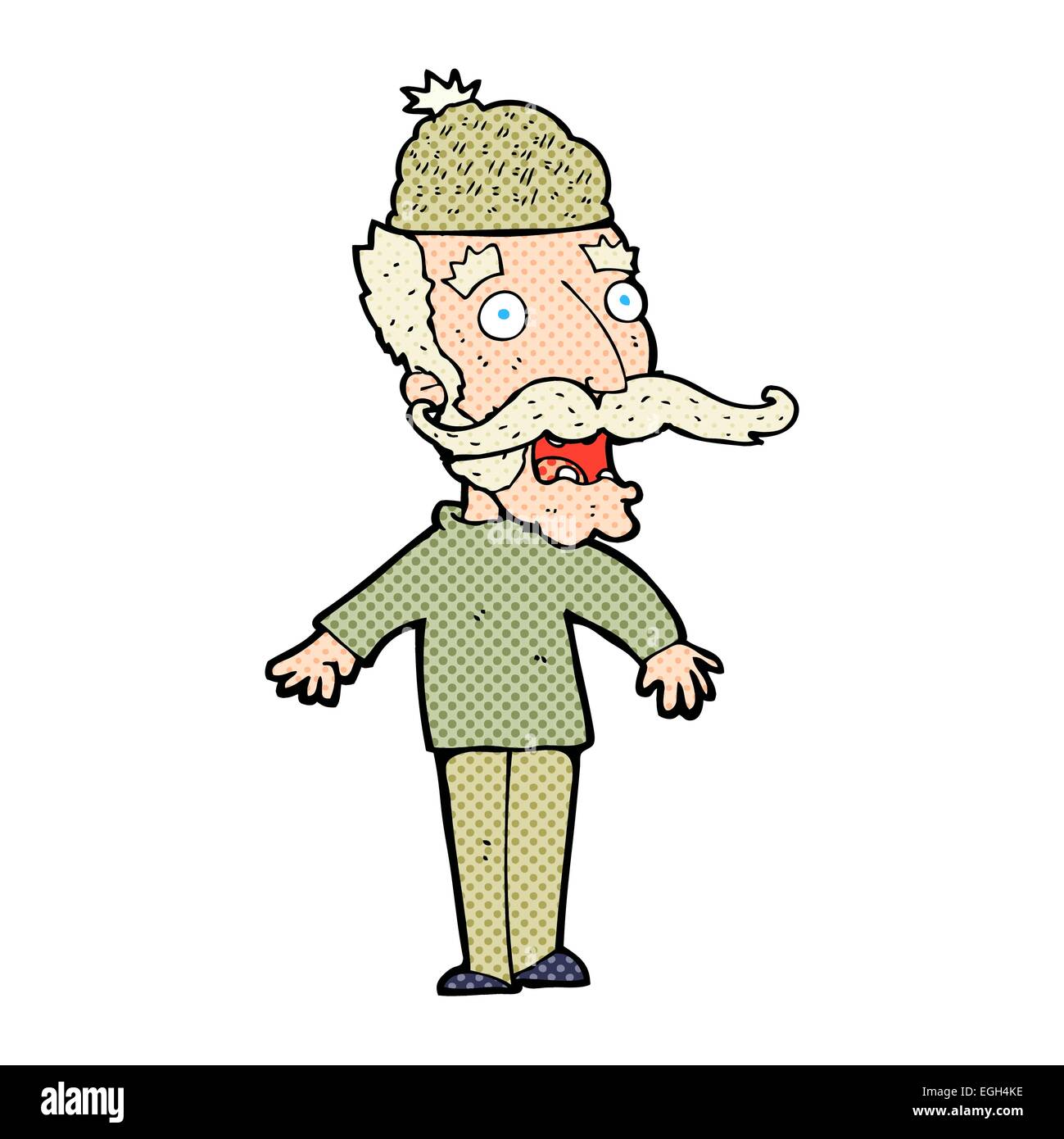 cartoon man wearing hat Stock Vector Image & Art - Alamy