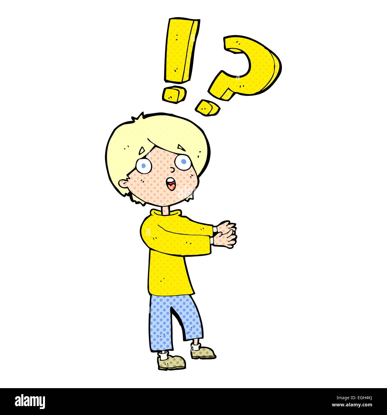 cartoon confused man Stock Vector Image & Art - Alamy