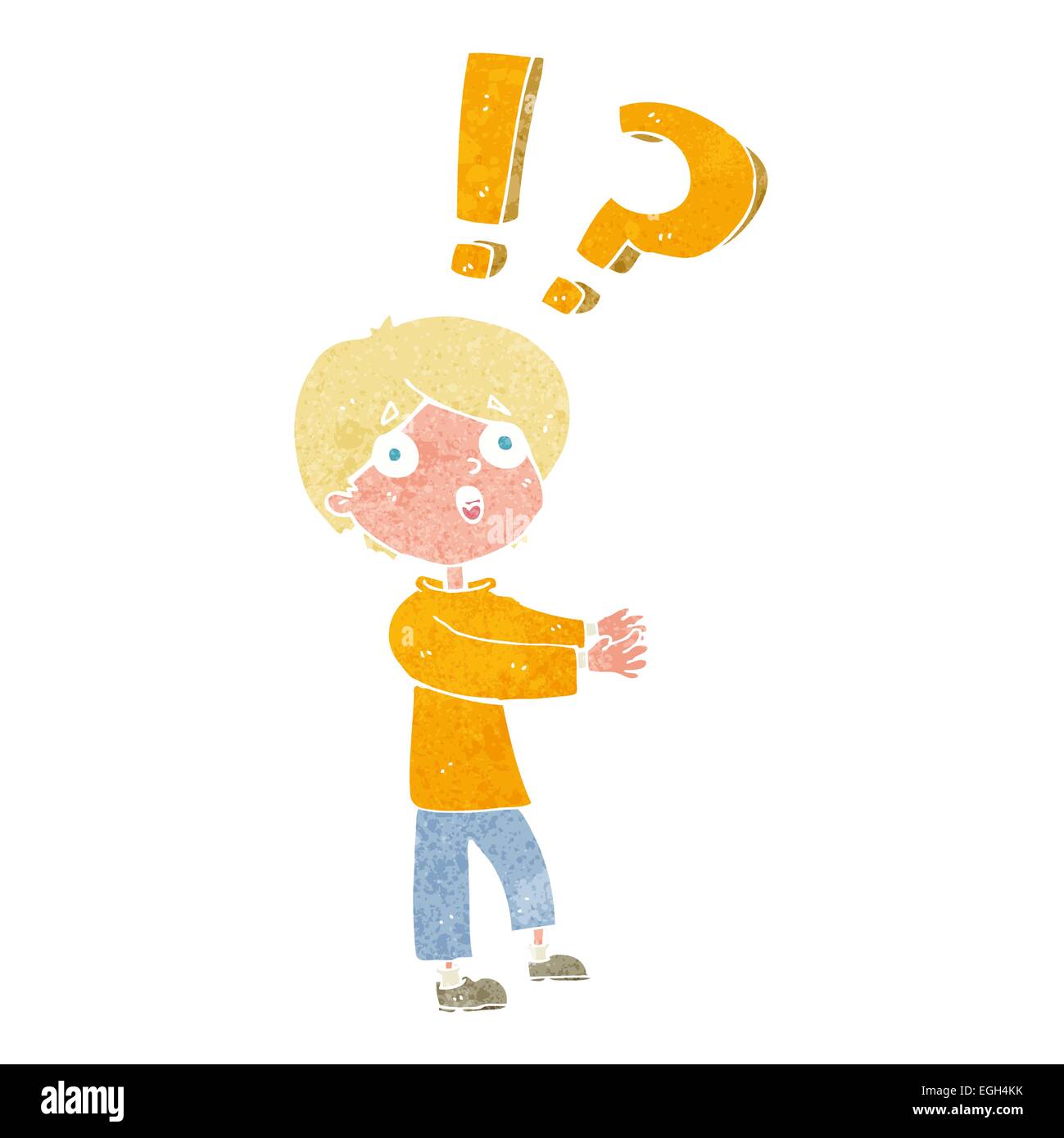 cartoon confused man Stock Vector Image & Art - Alamy