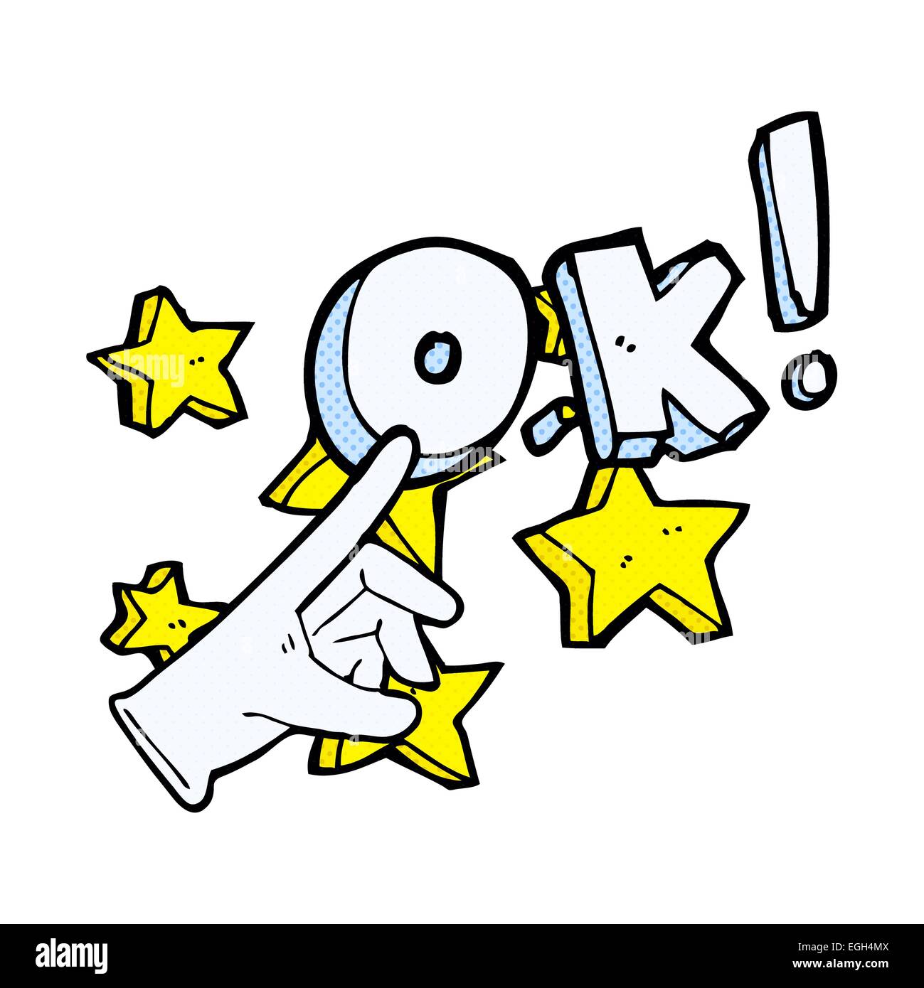 cartoon symbol for Okay Stock Vector Image & Art - Alamy