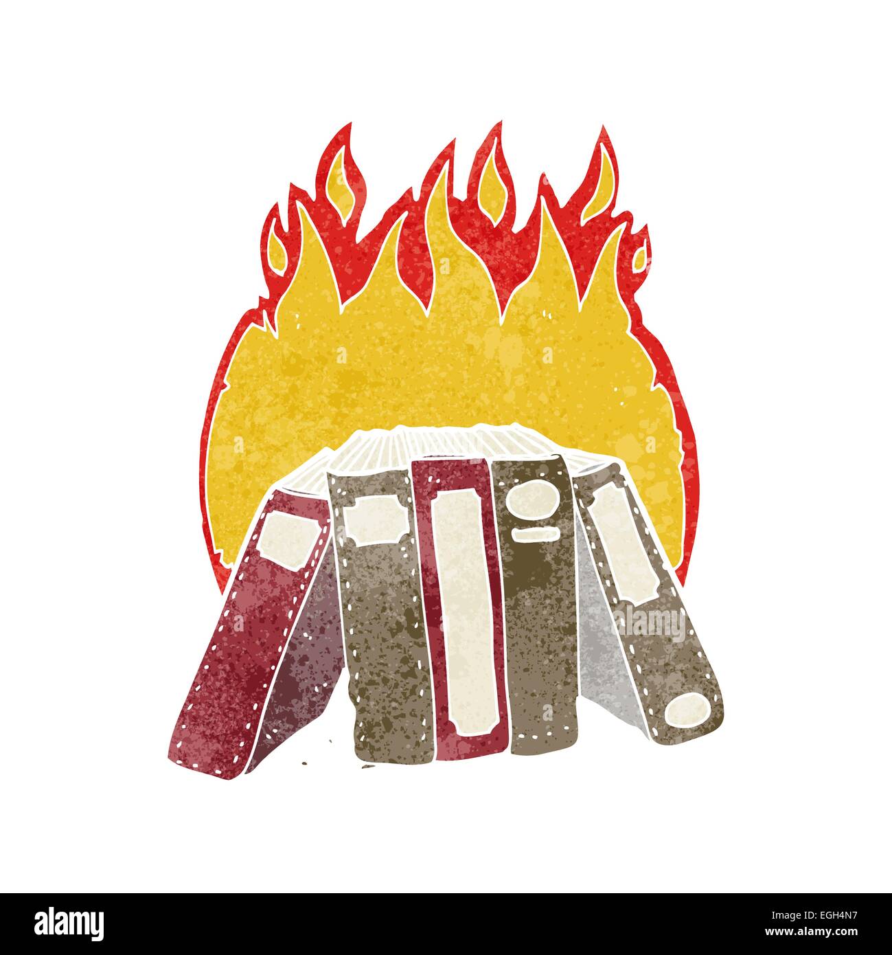 cartoon burning books Stock Vector Image & Art - Alamy