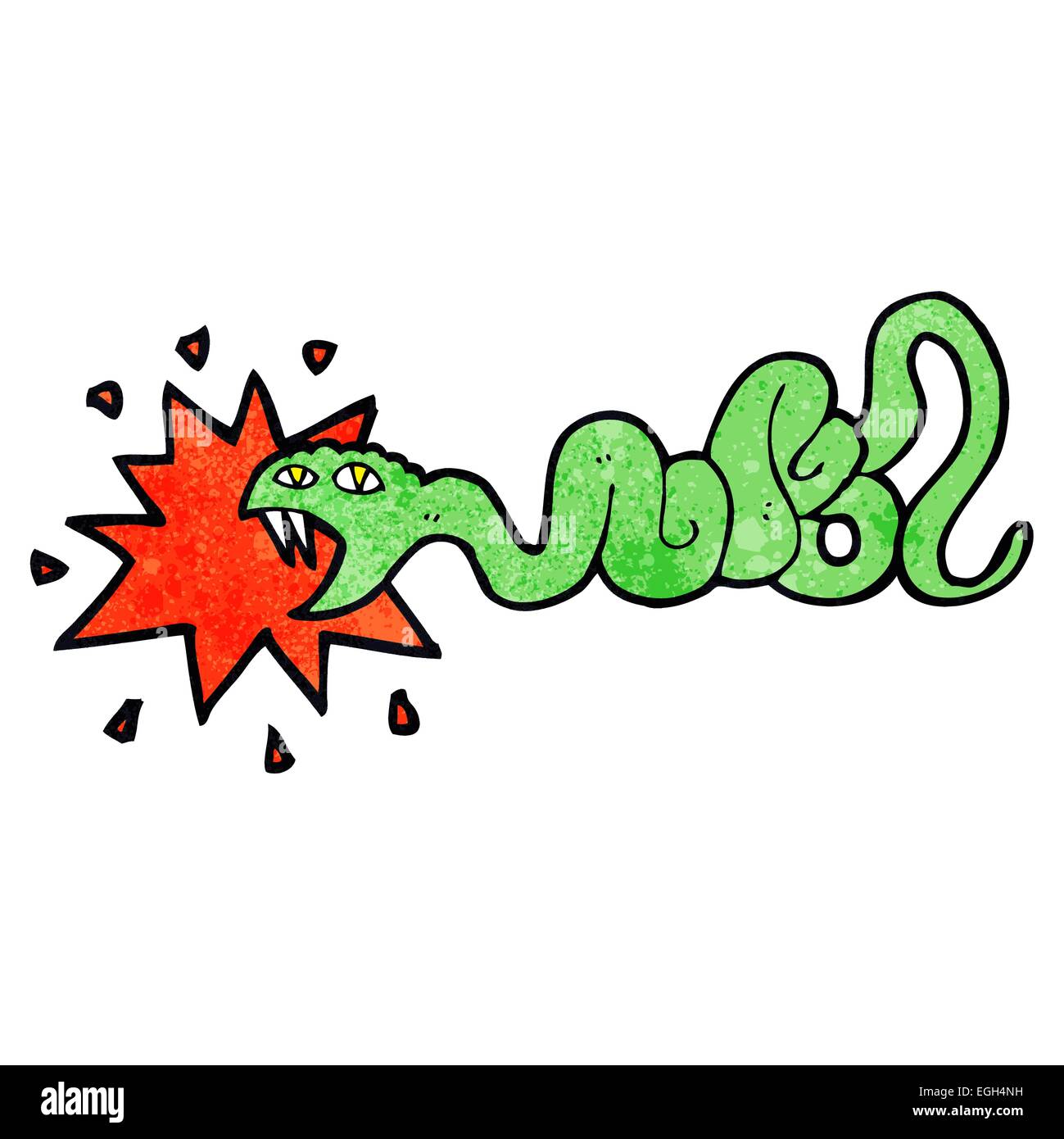 cartoon biting snake Stock Vector Image & Art - Alamy