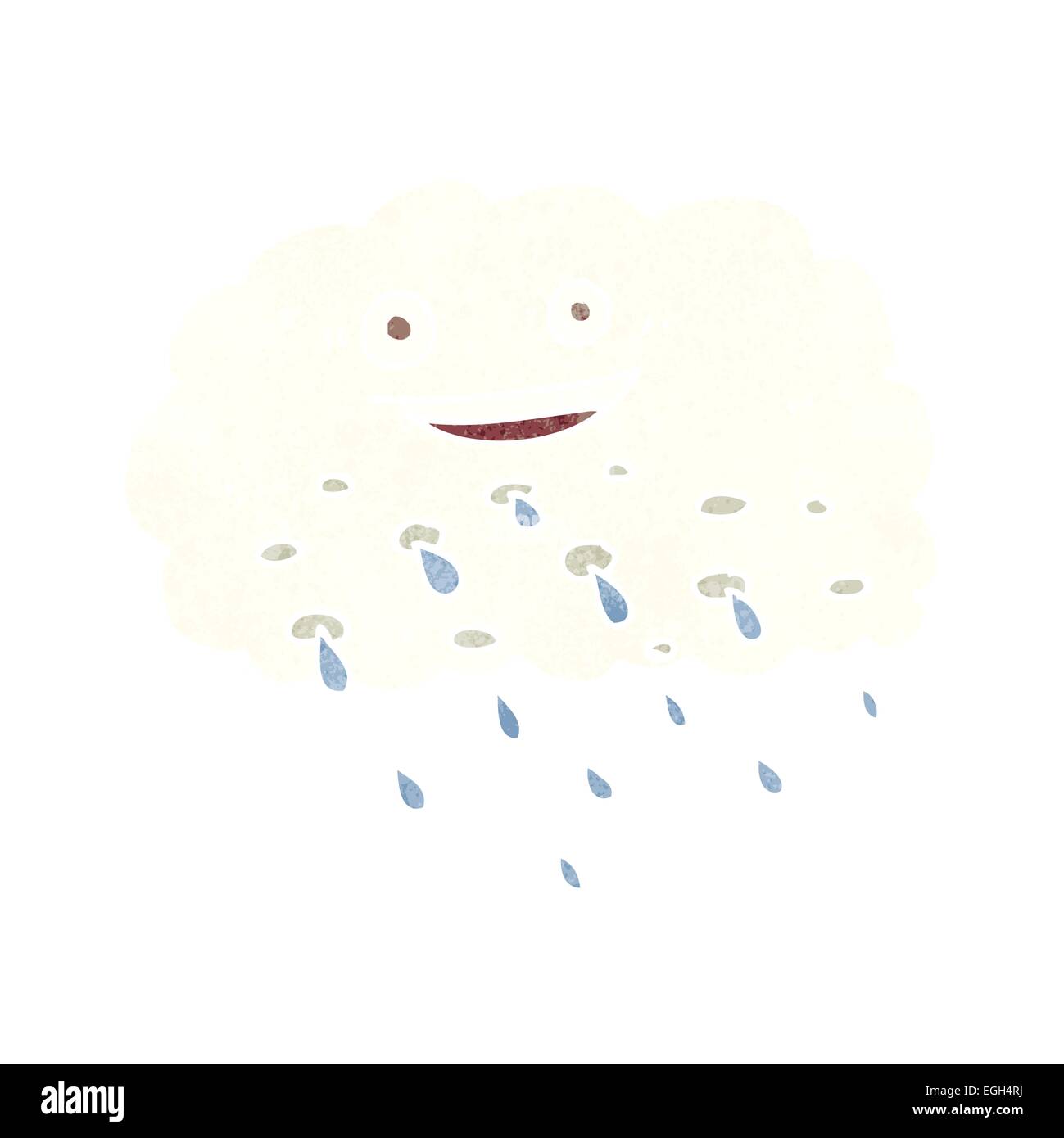 cartoon happy raincloud Stock Vector Image & Art - Alamy