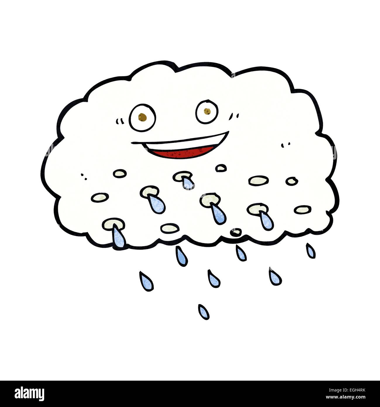 cartoon happy raincloud Stock Vector Image & Art - Alamy