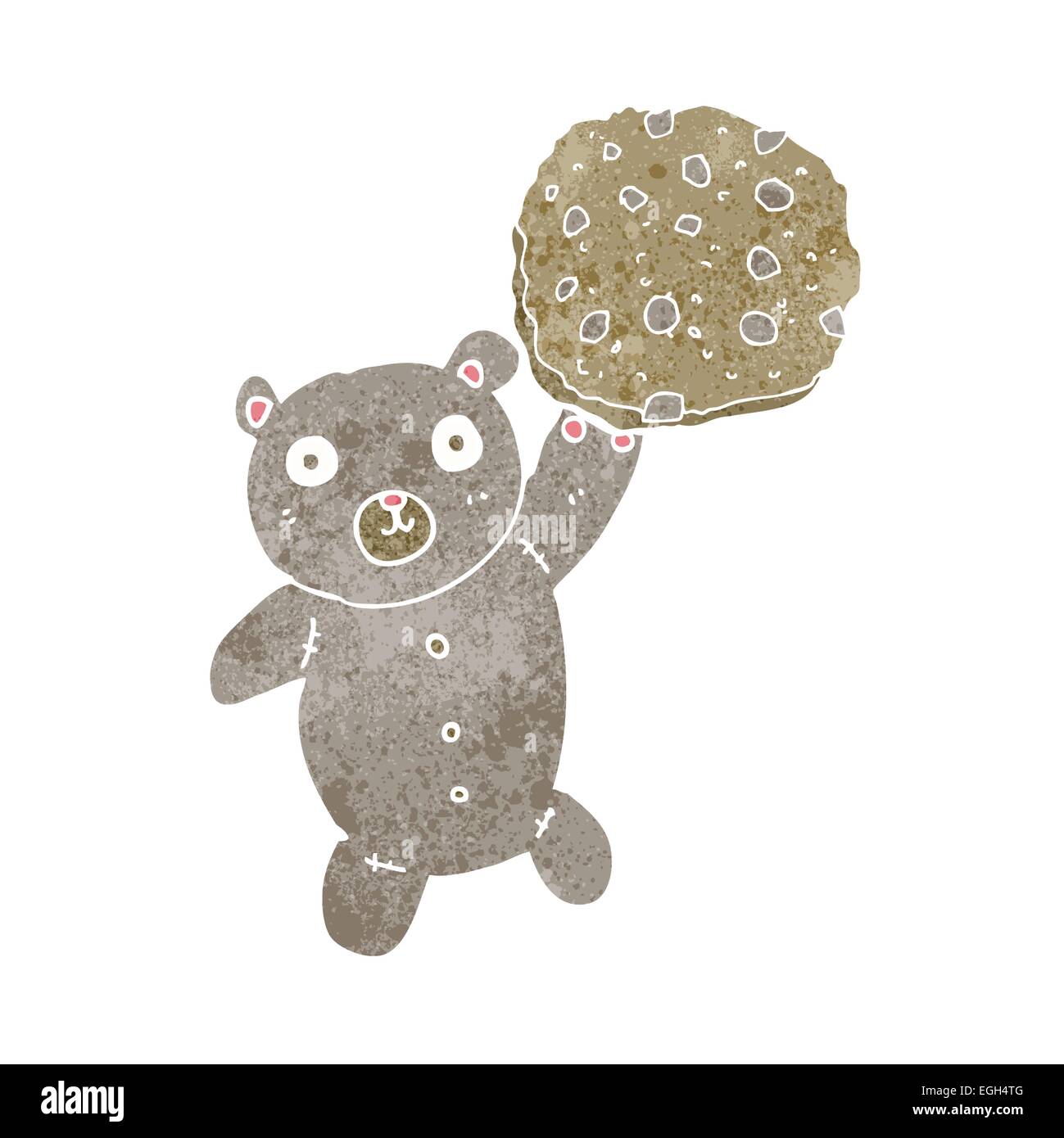 cartoon bear with cookie Stock Vector Image & Art - Alamy