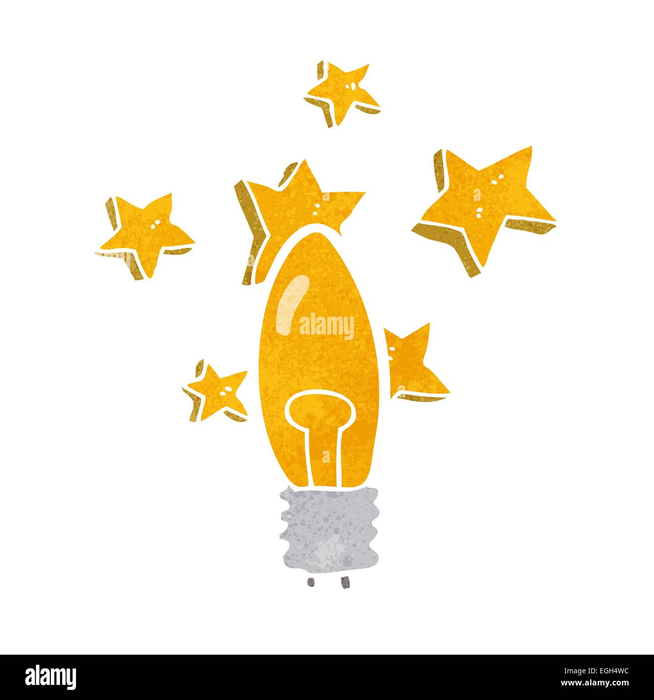 cartoon shining light bulb Stock Vector Image & Art - Alamy