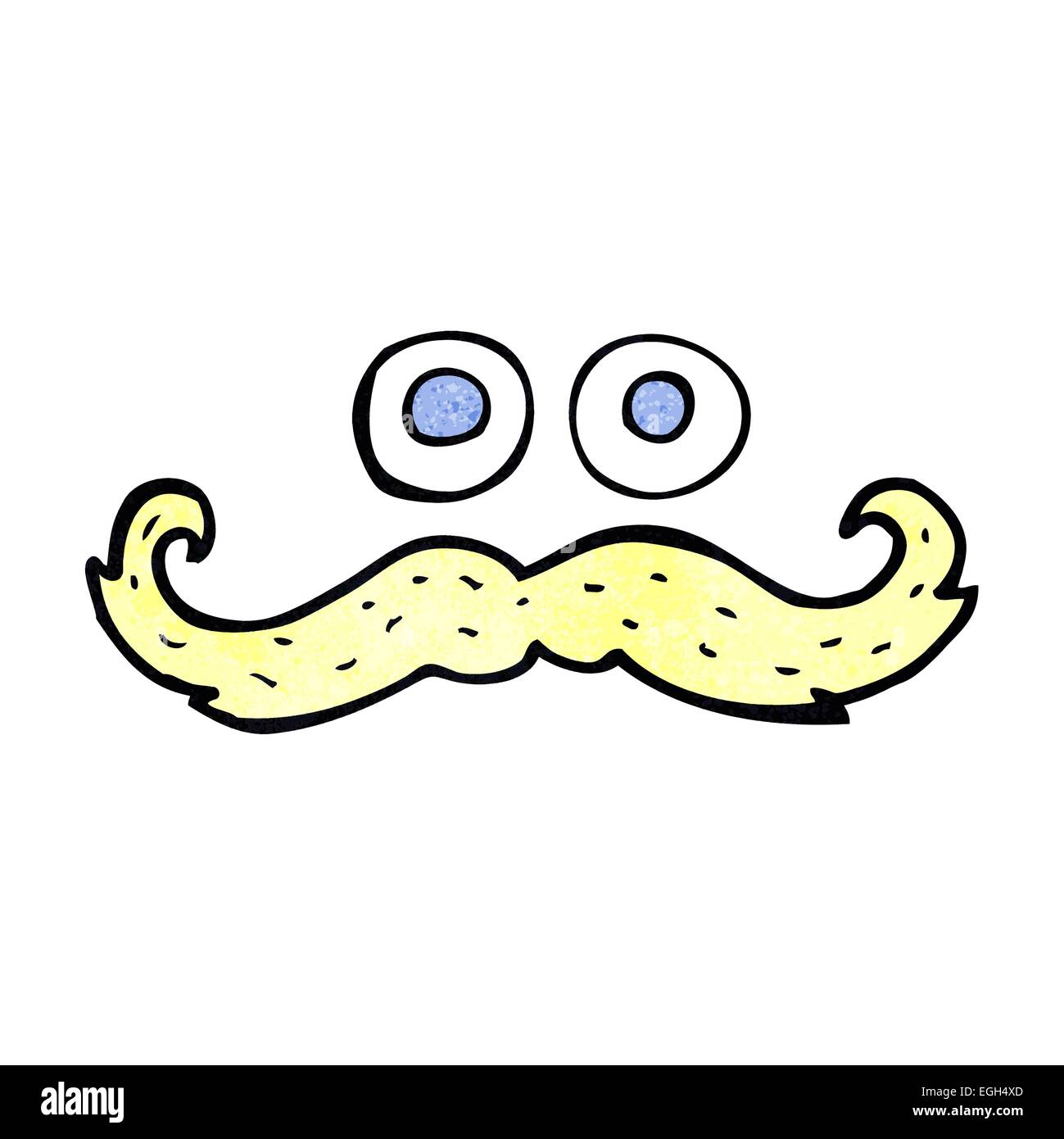cartoon eyes and mustache symbol Stock Vector Image & Art - Alamy