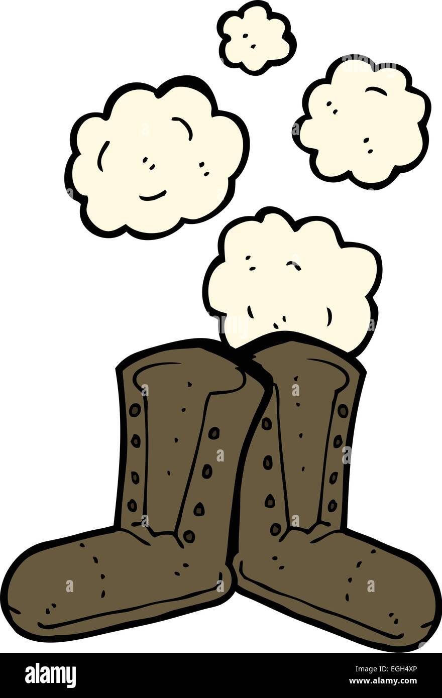 dusty old work boots cartoon Stock Vector Image & Art - Alamy
