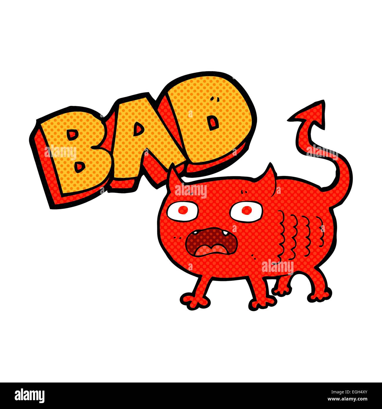 Cartoon bad little devil cartoon hi-res stock photography and images ...