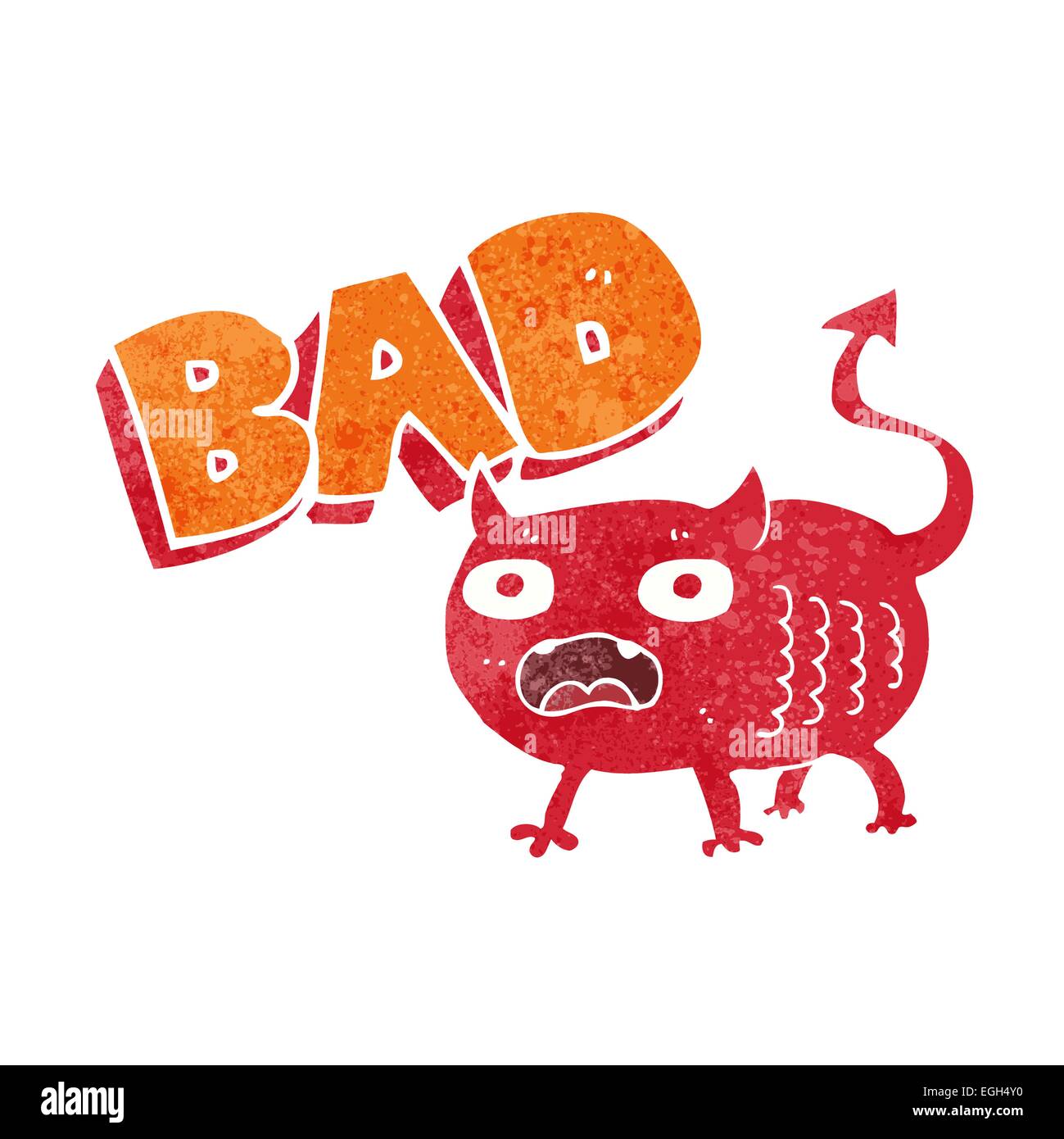 cartoon bad little devil cartoon Stock Vector Image & Art - Alamy