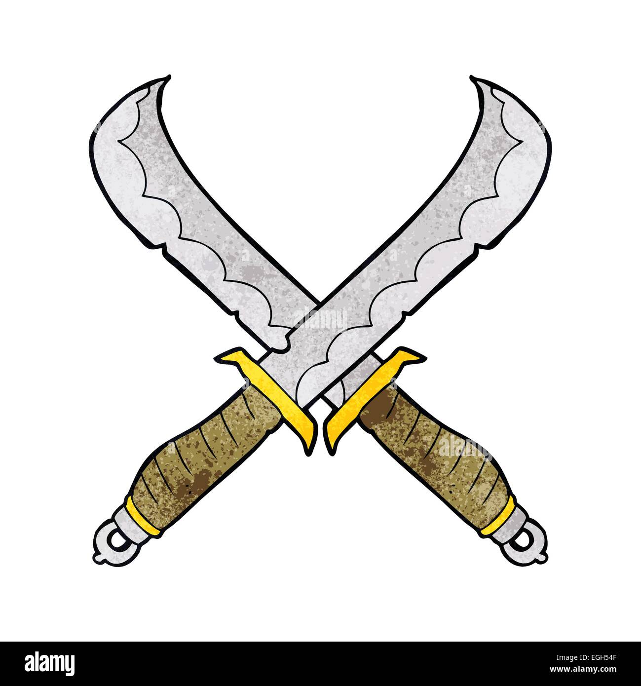 Swords Crossed Drawing Stock Photos & Swords Crossed Drawing Stock ...