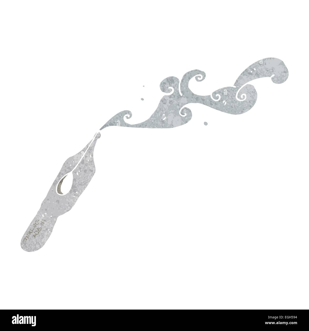 cartoon messy writing ink nib Stock Vector Image & Art - Alamy