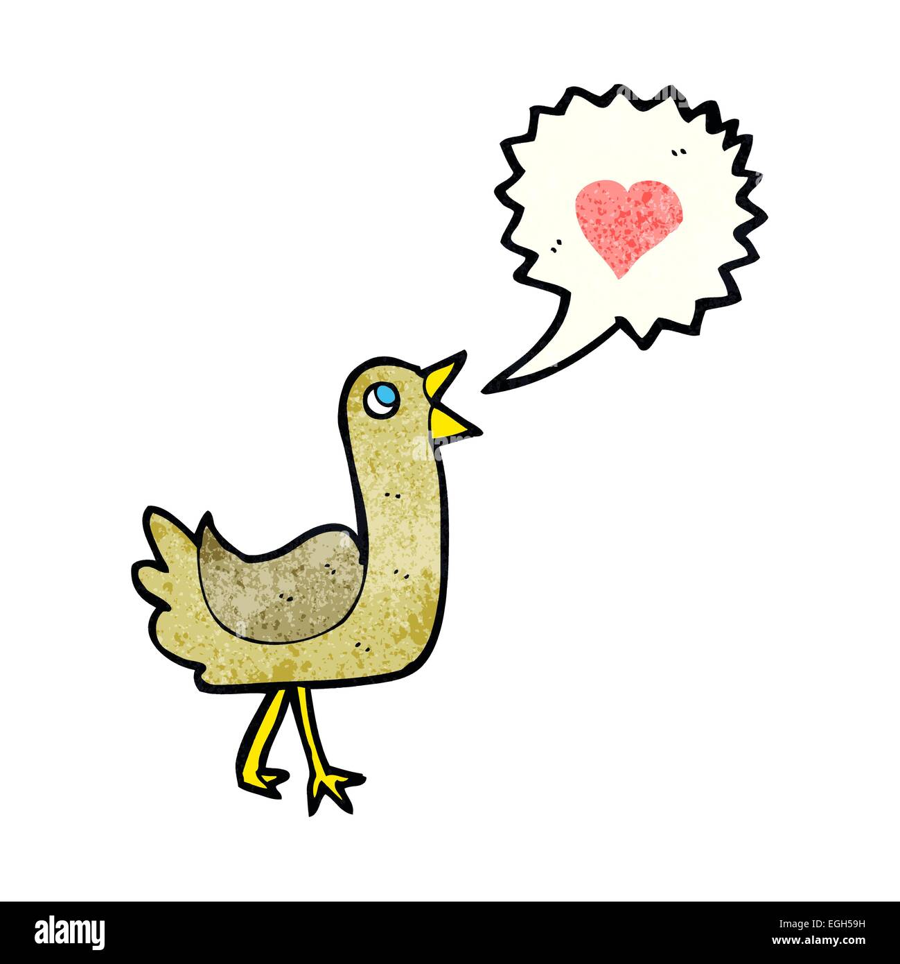 cartoon singing bird Stock Vector Image & Art - Alamy