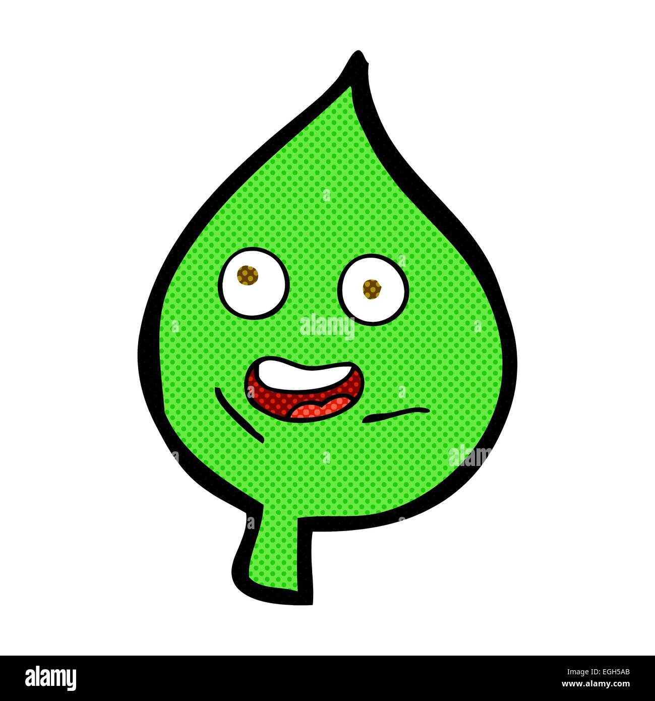 cartoon happy leaf Stock Vector Image & Art - Alamy