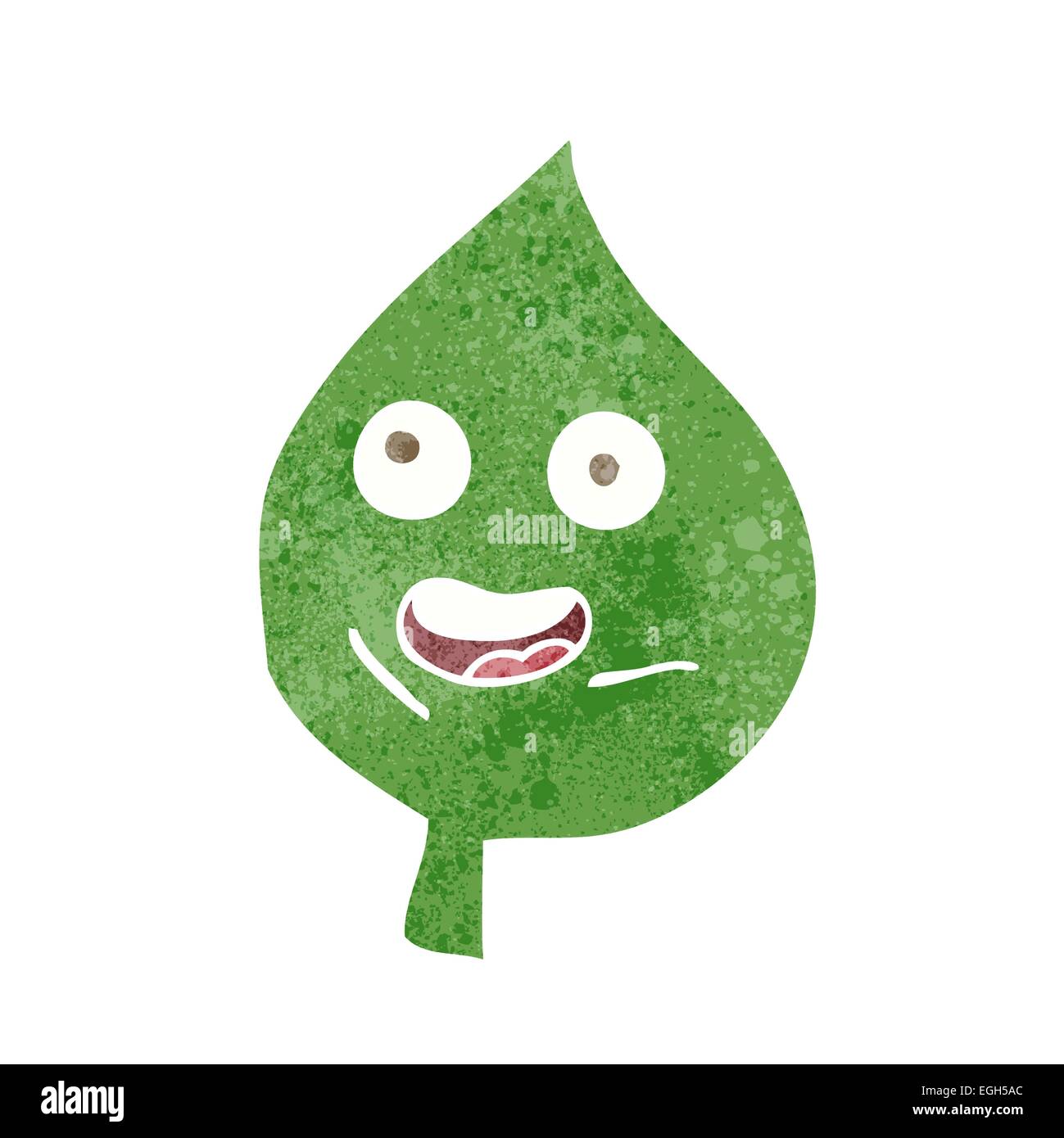 cartoon happy leaf Stock Vector Image & Art - Alamy