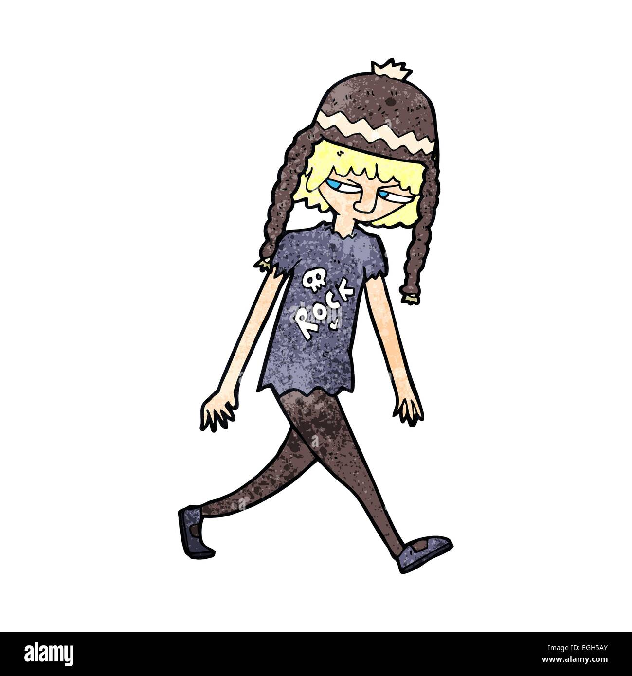 cartoon sullen sulking teenager Stock Vector Image & Art - Alamy