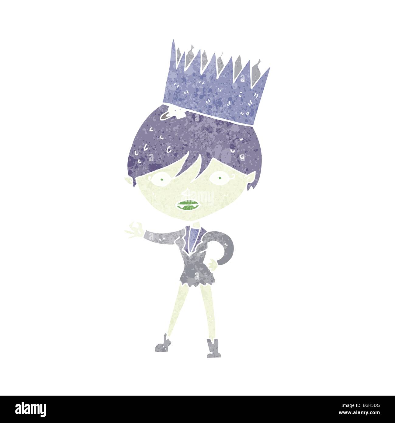 cartoon vampire wearing crown Stock Vector Image & Art - Alamy