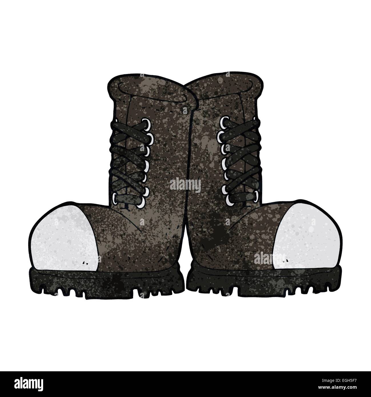 cartoon steel toe cap boots Stock Vector Image & Art - Alamy